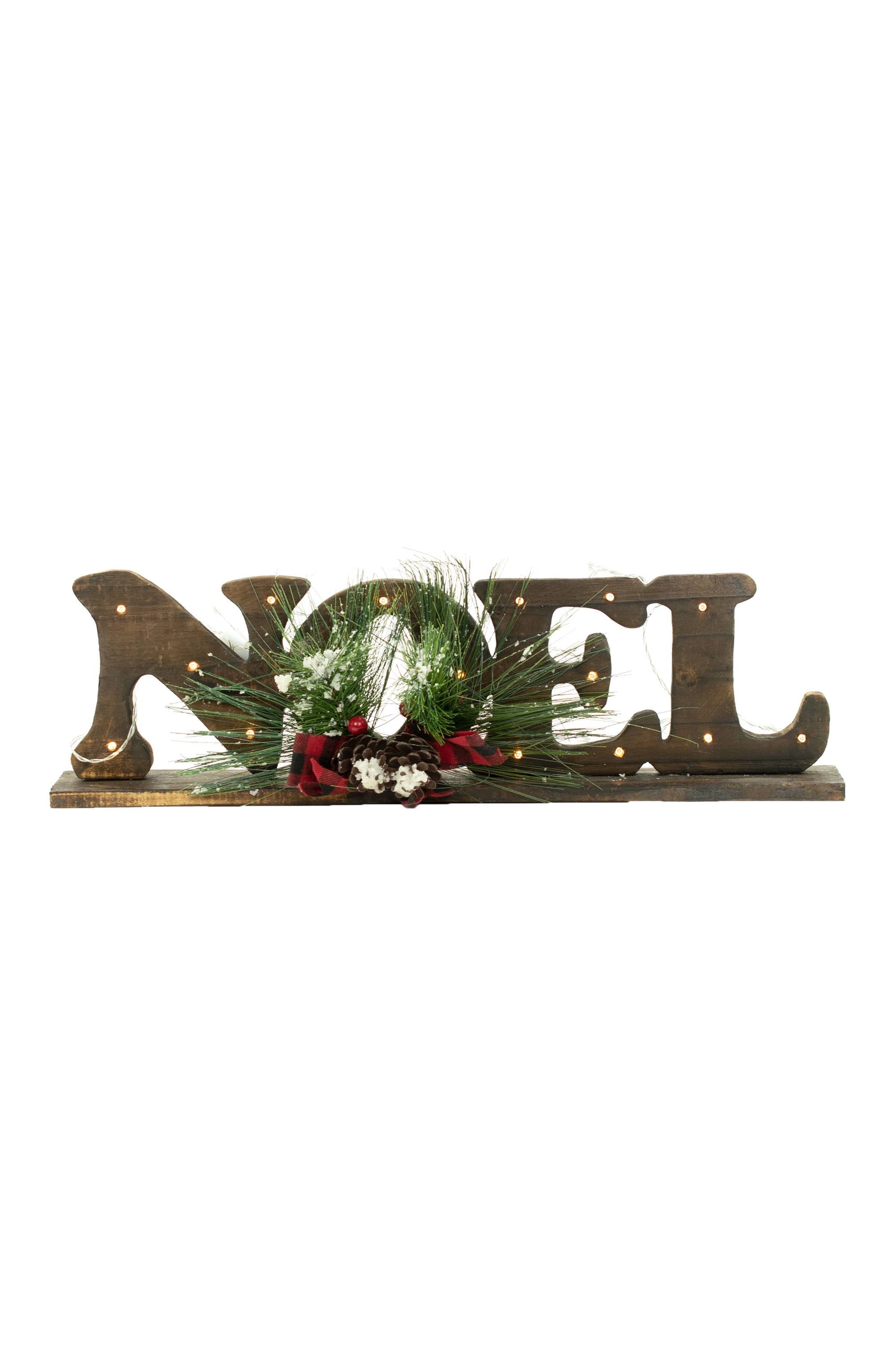 Dark Brown "NOEL" Lighted Sign – Countryside Creations